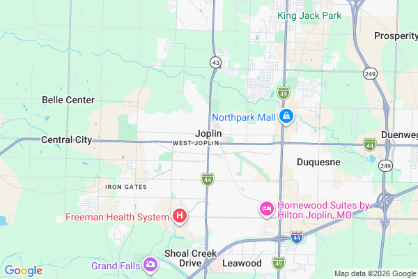 Service Area & Hours | Joplin Asphalt Sealing